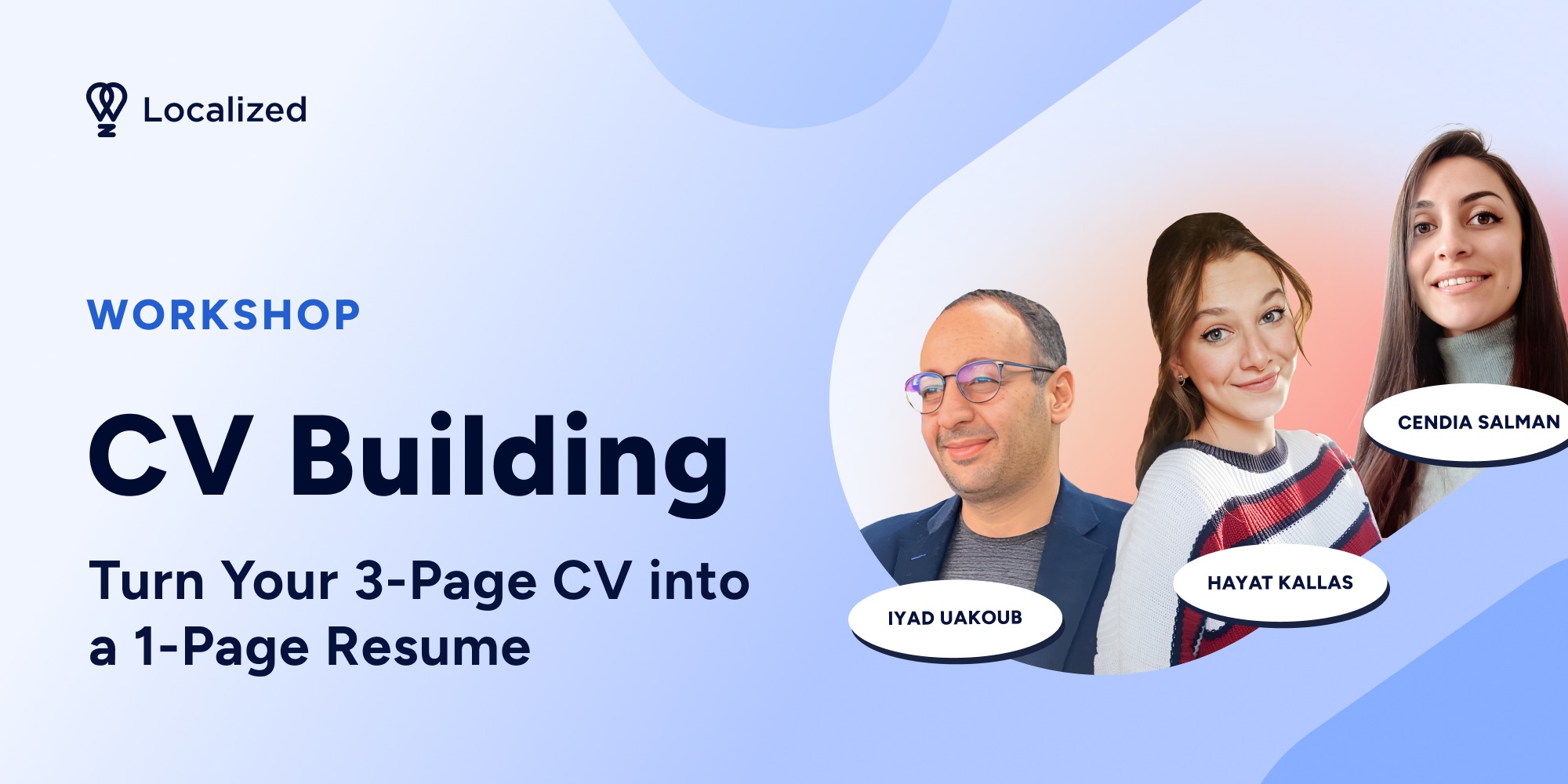 Workshop: Turn Your 3-Page CV into a 1-Page Resume! | Localized Event